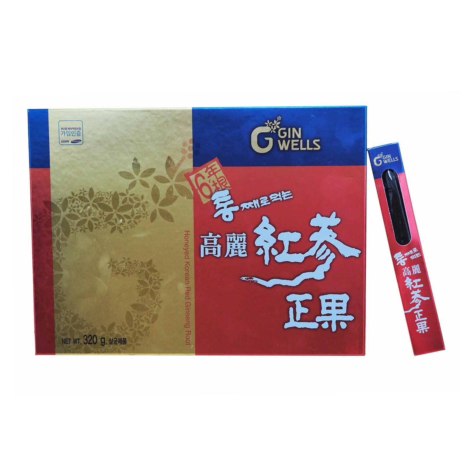 一和高麗紅蔘正果320g（40g 8條） ILHWA Ginwells Korean Honeyed Red Ginseng 320g(40 | 一和香港